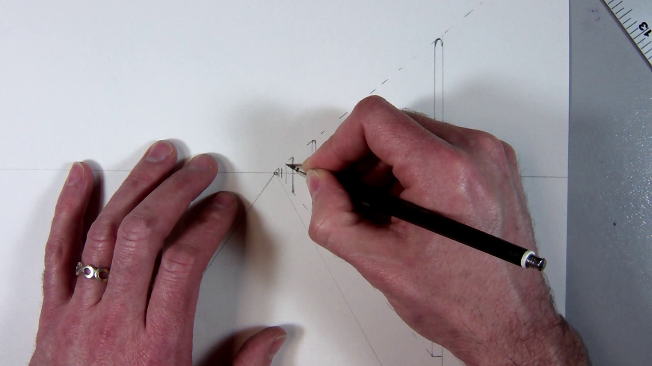 One Point Perspective Practice Part 1 Youtube