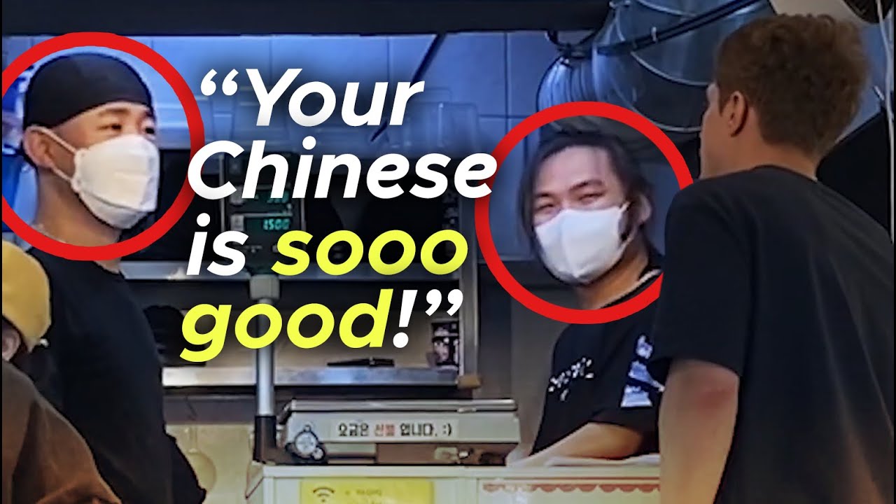 White Guy In Korea Shocks Chinese Restaurant Owner With Fluent Chinese