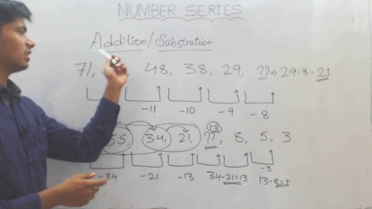 Number Series Reasoning Best Short Cut Tricks Youtube