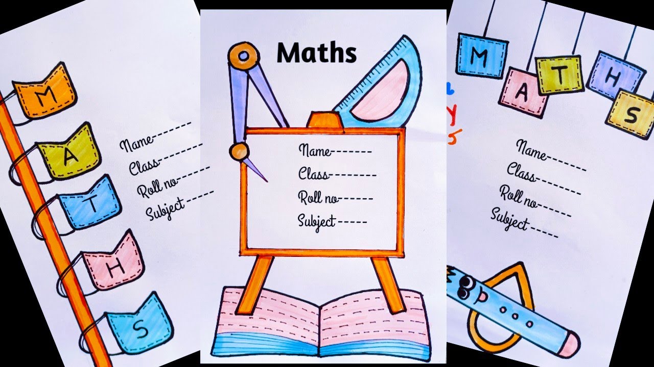 Front Page Border Design For Maths Project Maths Border Designs Math