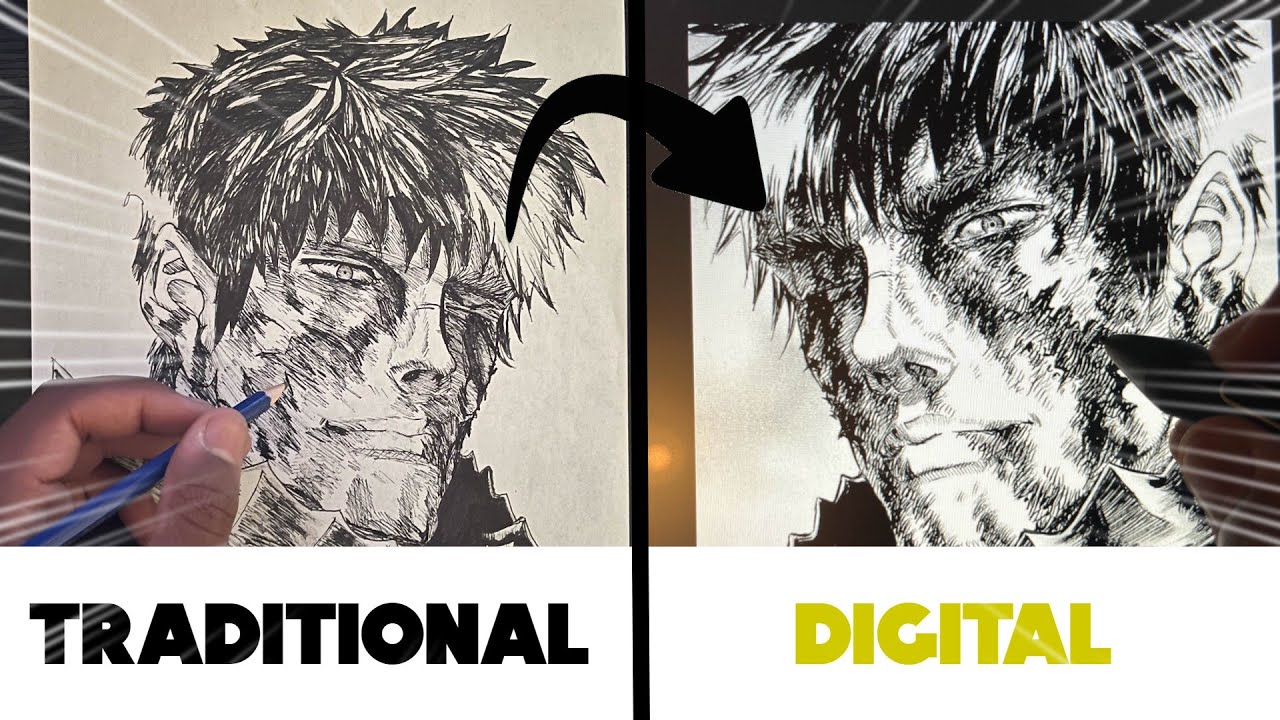 How To Transition From Traditional To Digital Art Youtube