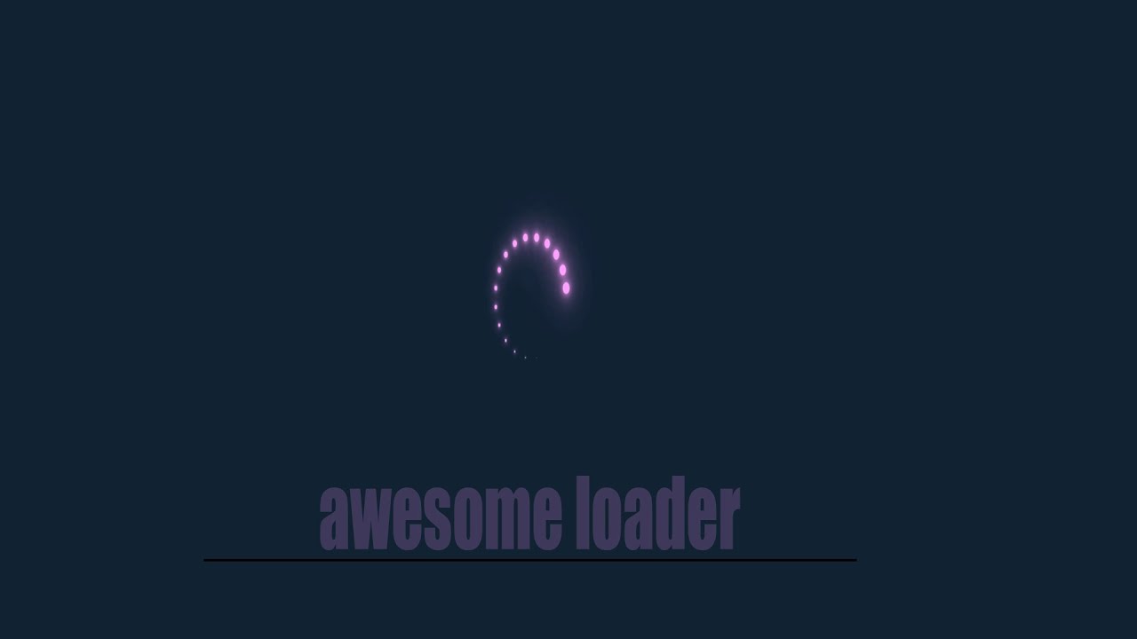 Creative Loading Animations Effects Awesome Css Loading Animations