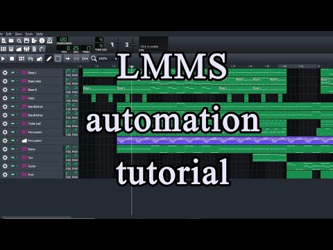 Lmms Automation Tutorial The Basics Youtube