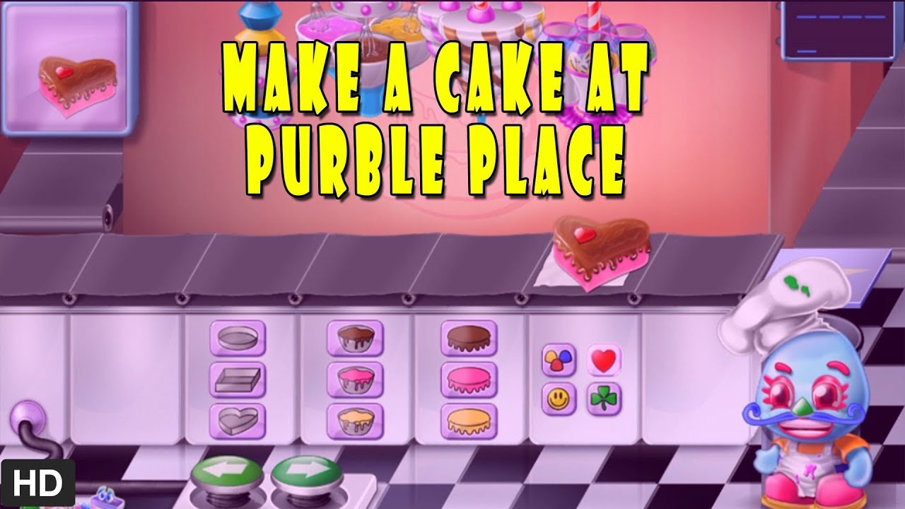 Make A Cake At Purble Place Youtube