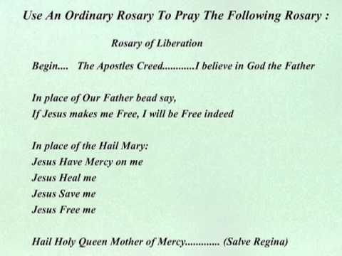 Rosary Of Liberation Youtube
