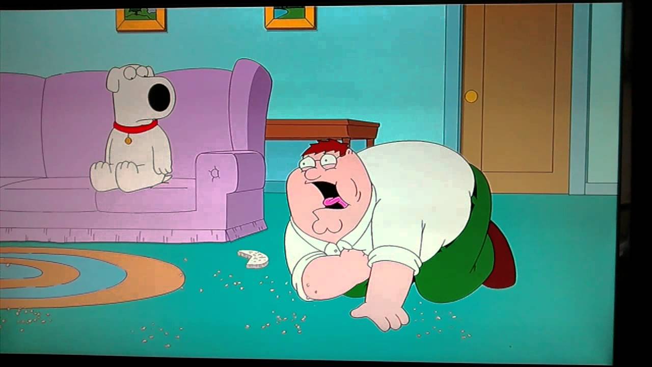 Family Guy Peter Eats A Rice Cake Youtube