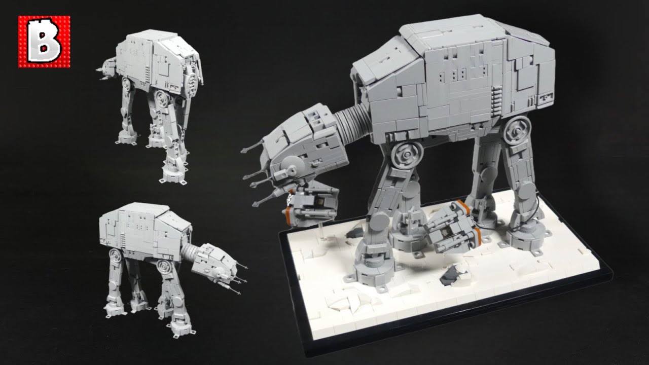 This Is Lego Cleanest Lego At At Custom Model Youtube