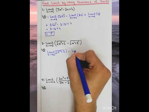 Theorems Of Limits Calculus Youtube