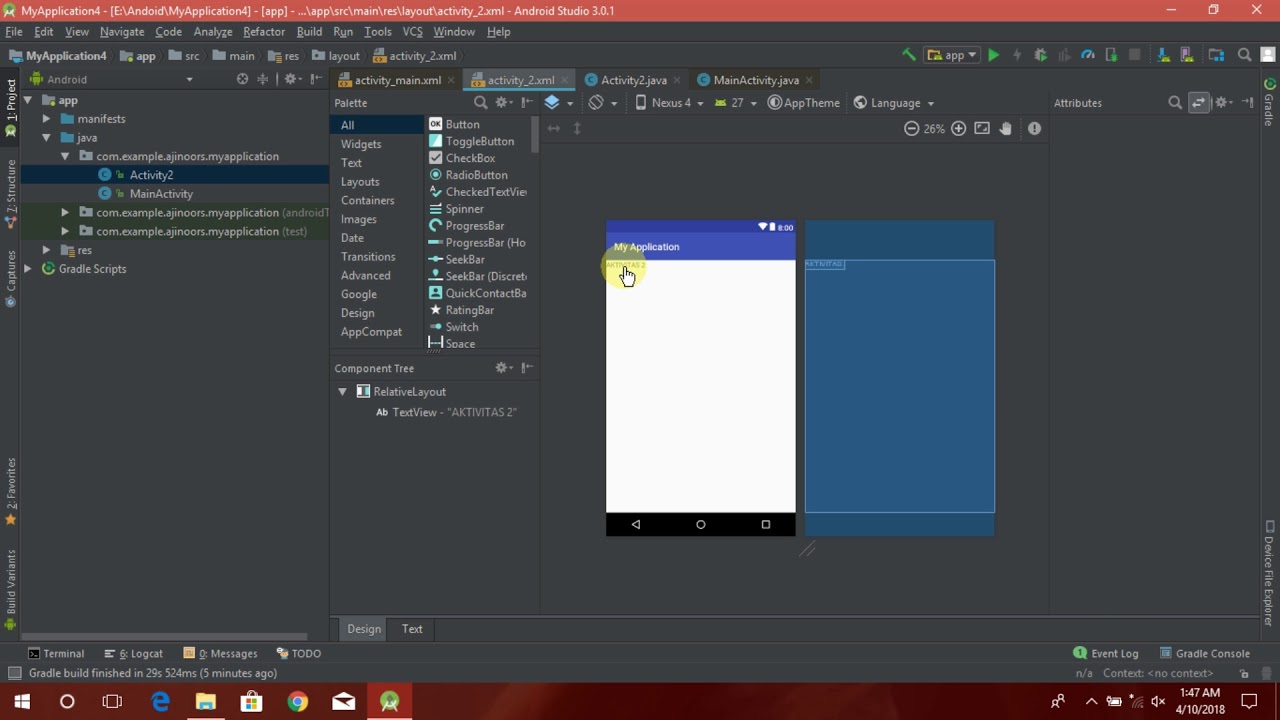 Using Pending Intent Android Studio Coolose