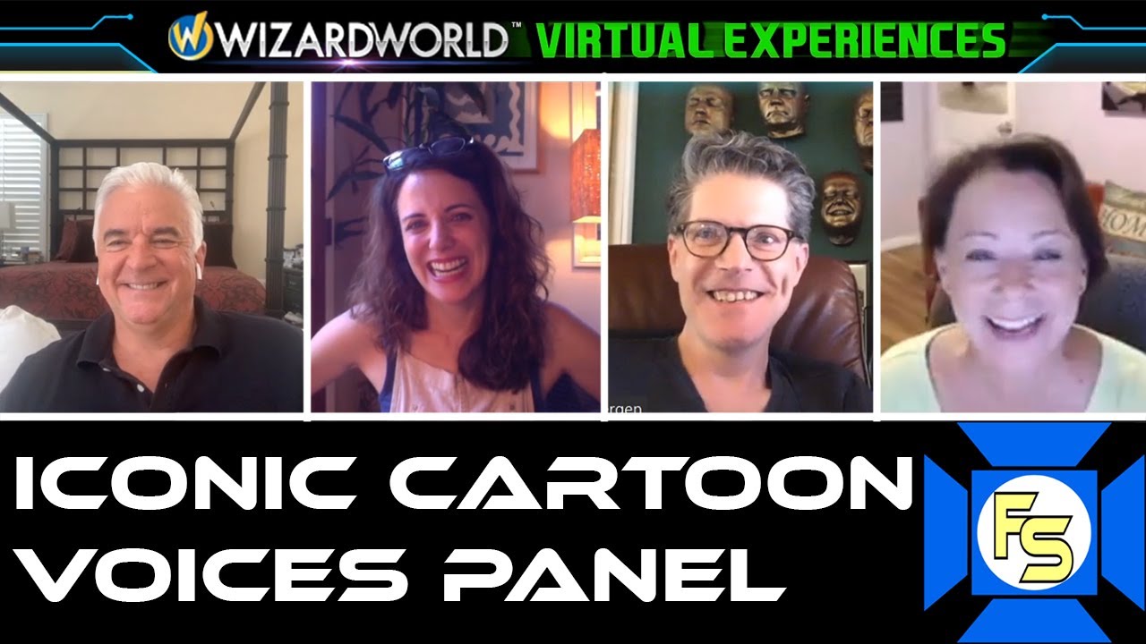 Cartoon Voice Actor Panel Wizard World Virtual Experiences 2020 Youtube