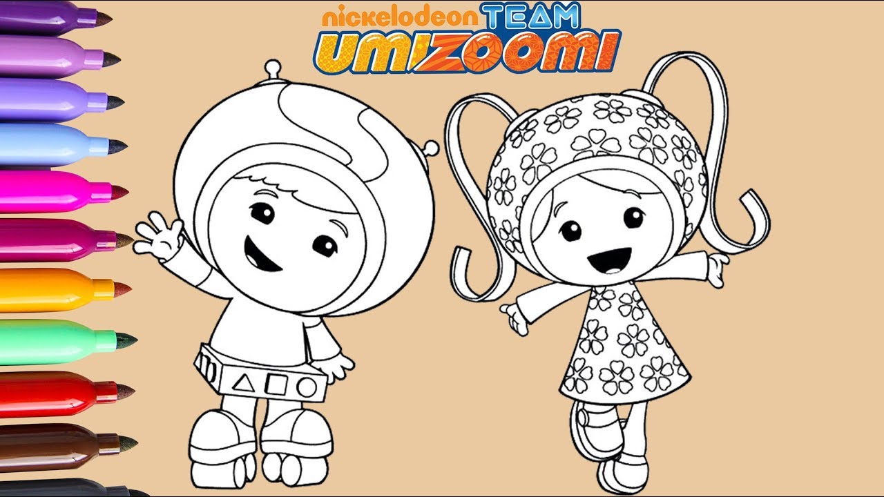Team Umizoomi Milli Coloring Pages