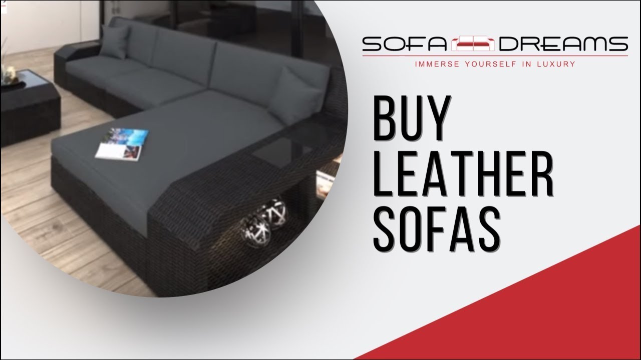Buy Leather Sectional Sofas Sofadreams Youtube