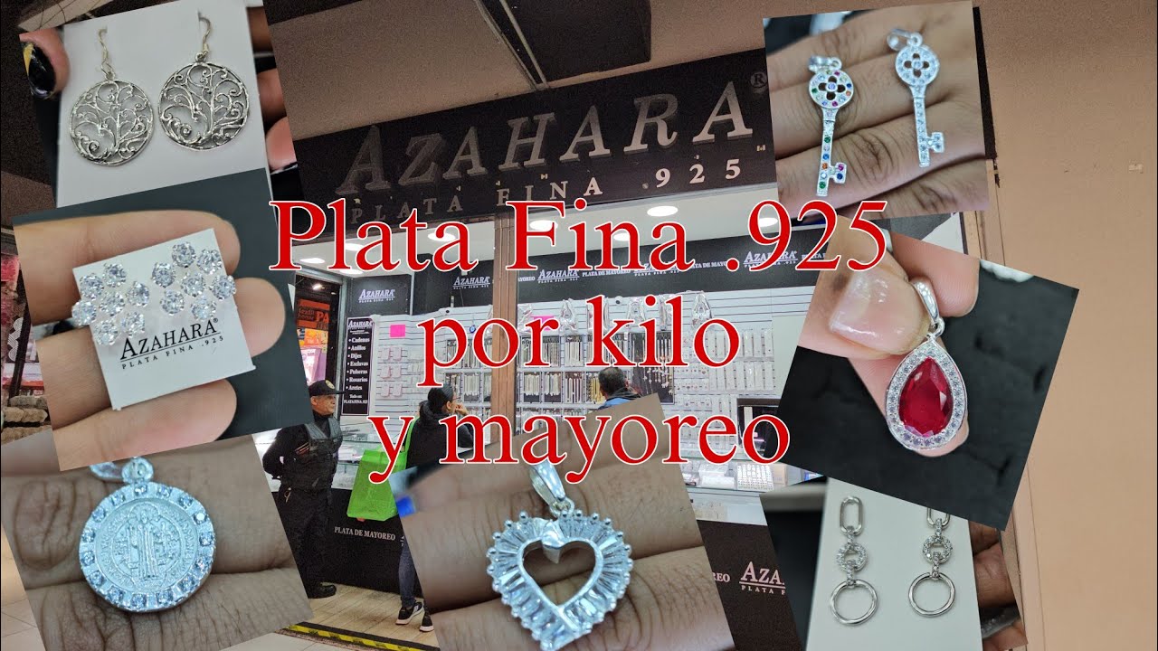 Joyeria De Plata Fina 925 A Menudeo Mayoreo Y Por Kilo Azahara Youtube