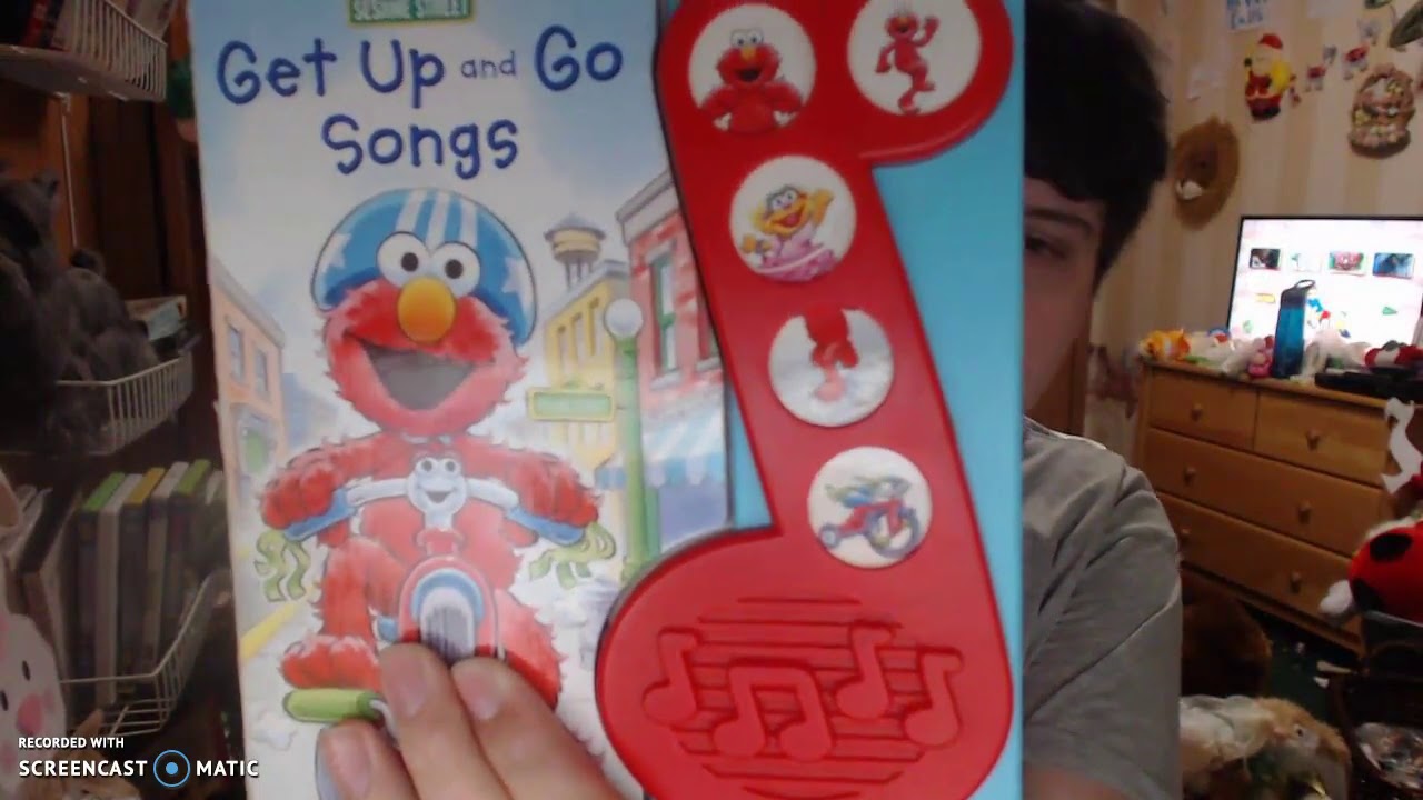 Sesame Street Get Up And Go Songs Play A Song Book Youtube