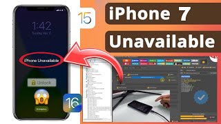 Iphone 7 Unavailable Lock Screen Unlock Tool A To Z Full Video Unlock ...