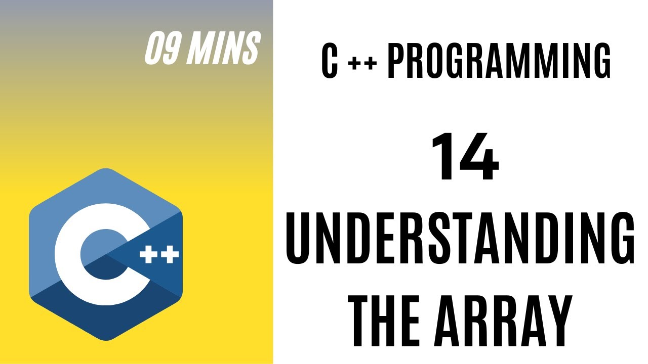 Introduction To Arrays In Cpp C Video Tutorial Youtube