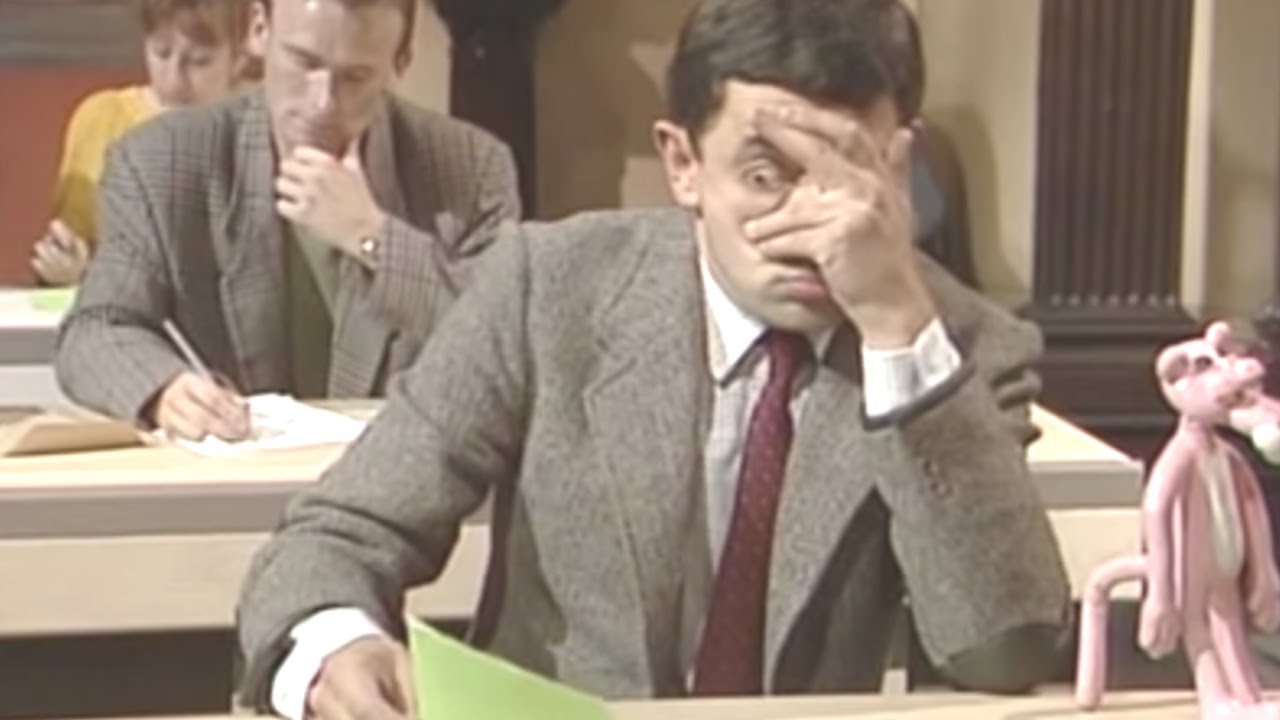 Exam Funny Clip Classic Mr Bean Youtube