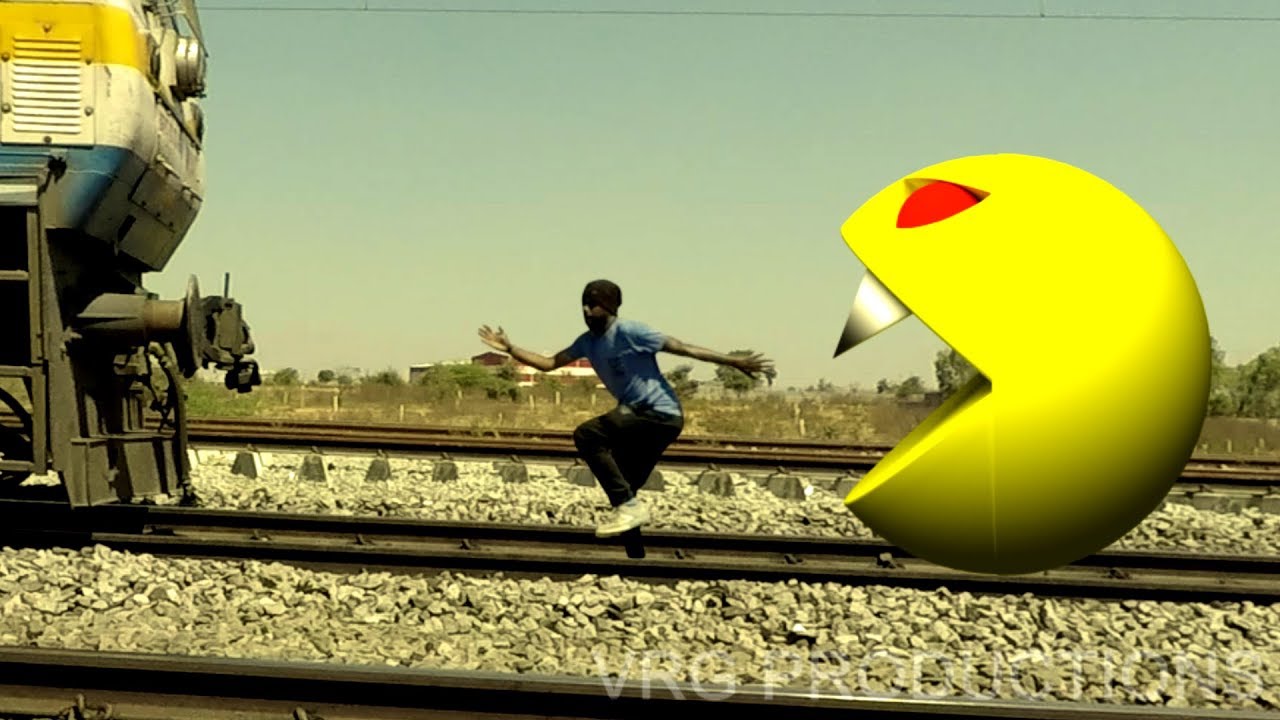 Pac Man In Real Life Youtube