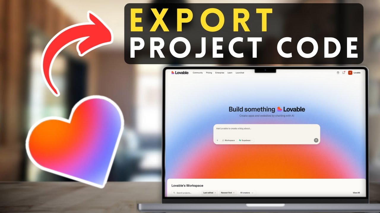 How To Export A Project Code On Lovable Lovable Tutorial 2025 Youtube