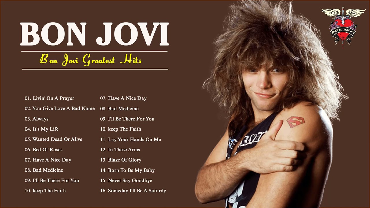 Bon Jovi Greatest Hits Full Album The Best Songs Of Bon Jovi Nonstop