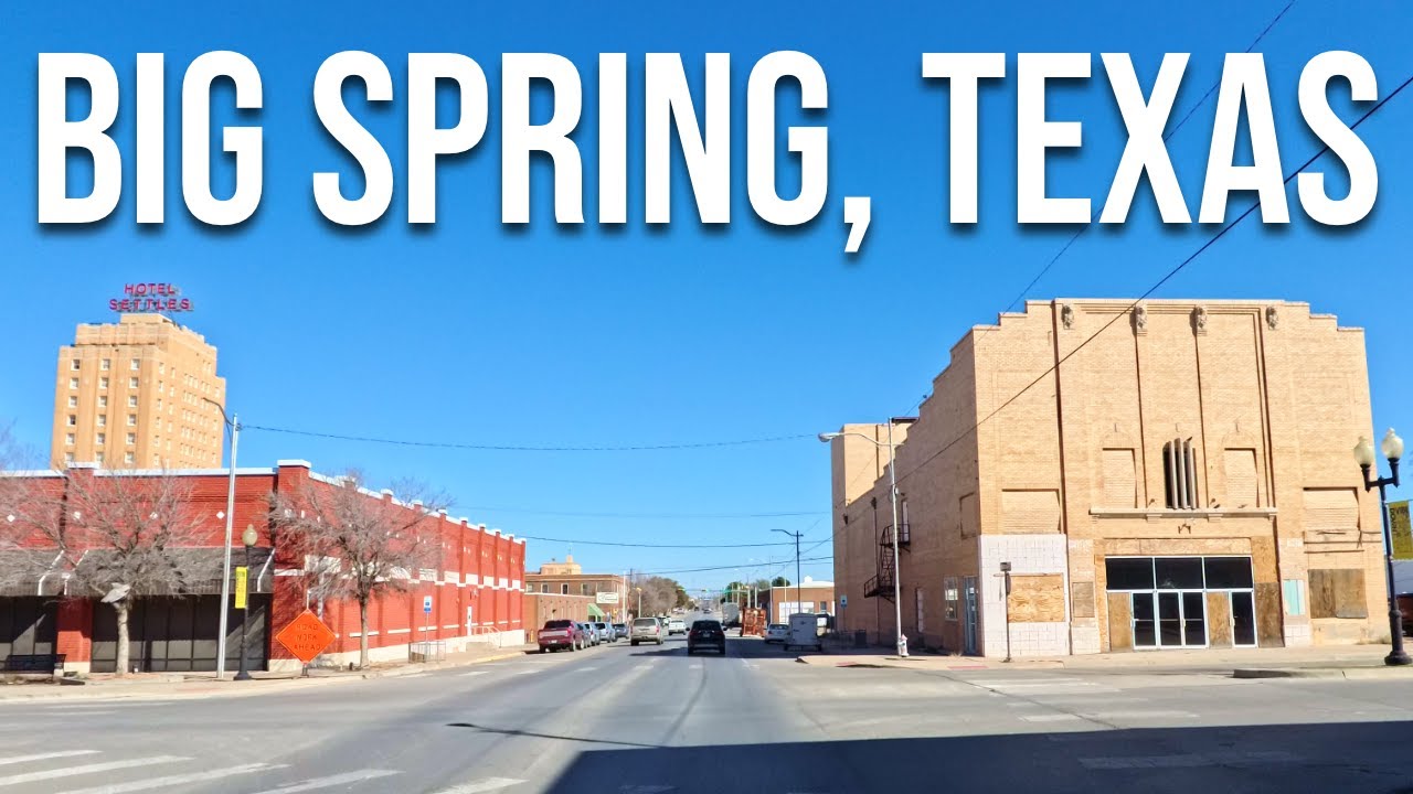 Big Spring Texas Drive With Me Through A Texas Town Youtube