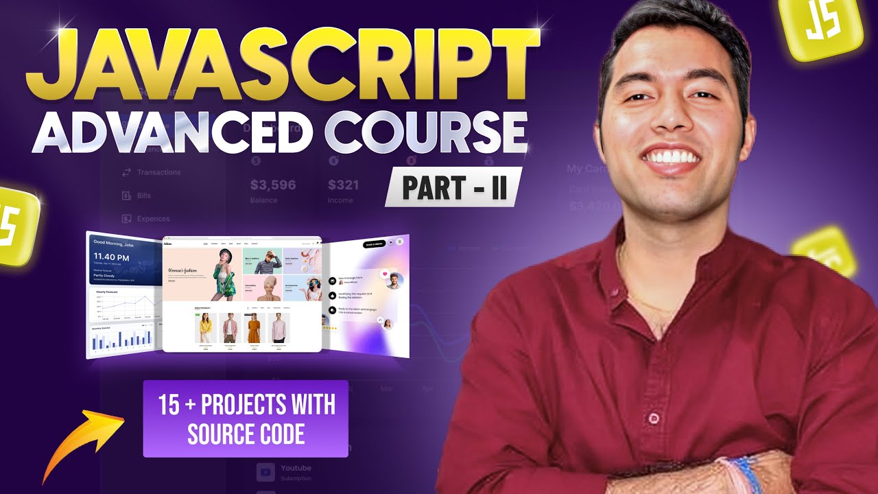 Javascript Advanced Full Course Tutorialрџ ґ15 Projects Free Notes