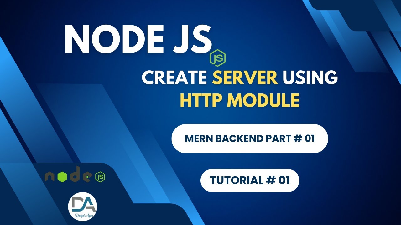 Create Server Using Http Module Node Js Tutorial Mern Backend