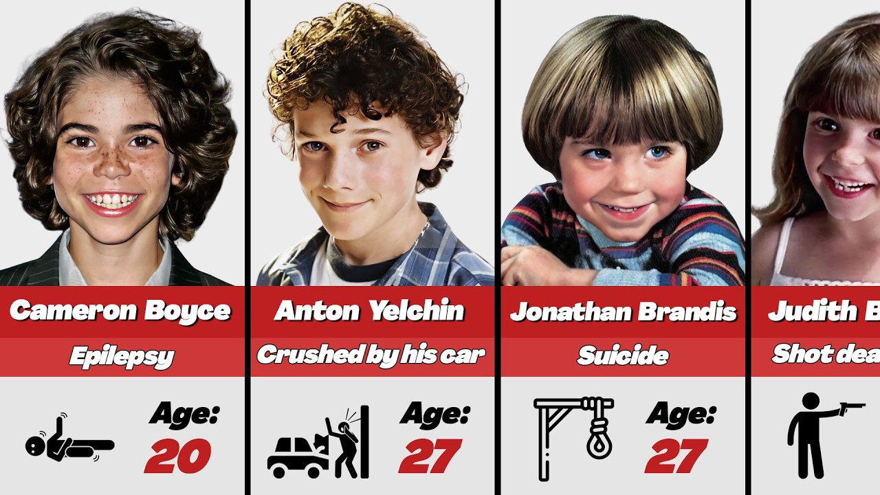 ёяшв 35 Child Actors Died Too Soon Youtube