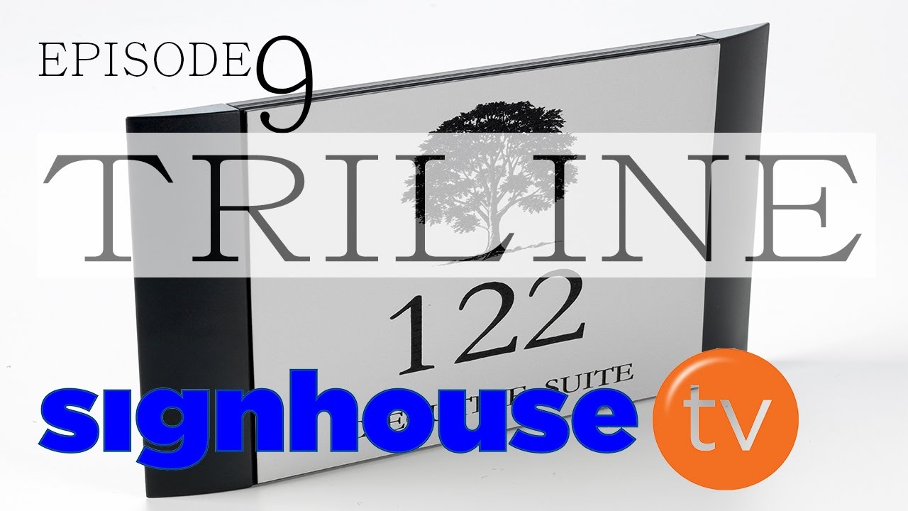 Episode 9 Triline Aluminum Profiles For Door Signs Youtube