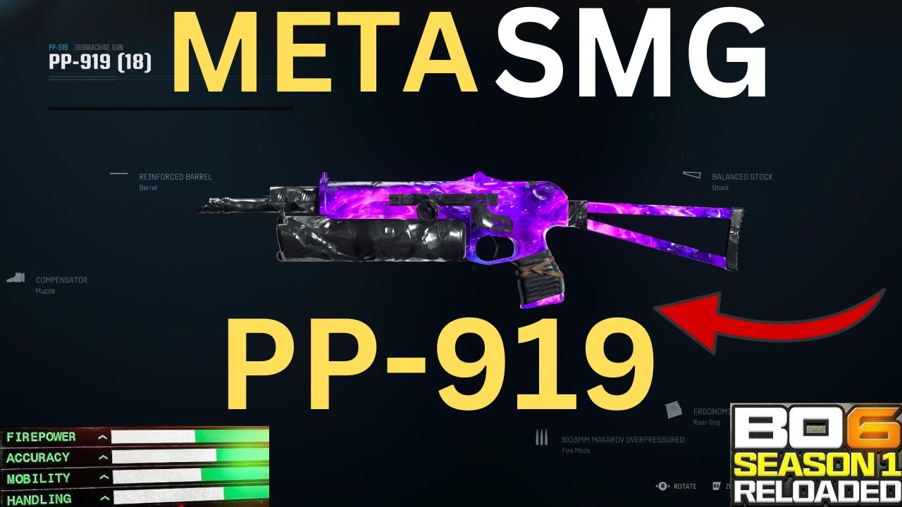 New Pp 919 Loadout Is Meta In Warzone 4 亟 Best Pp 919 Class Setup