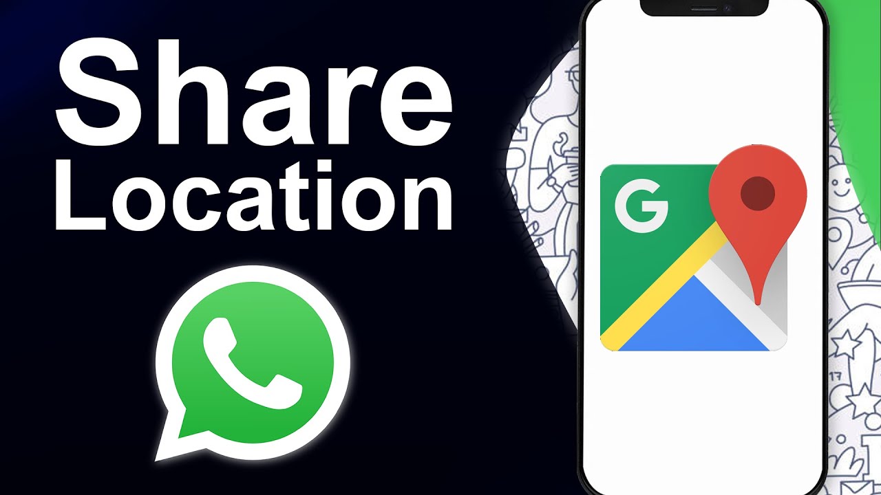How To Share Google Maps Location In Whatsapp Step By Step Youtube