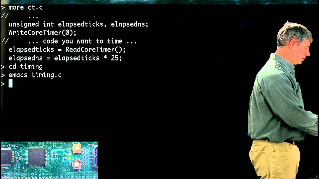 Old Version Timing Pic32 Code And The Disassembly File Kevin Lynch