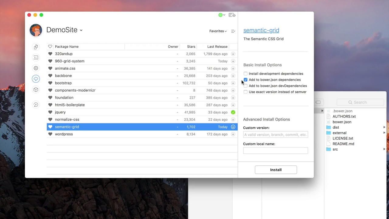 Codekit 3 Installing Components With Bower Youtube