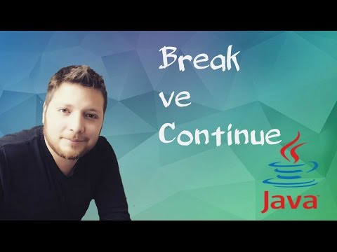 Java Programlama Dersleri 13 Break Ve Continue Youtube