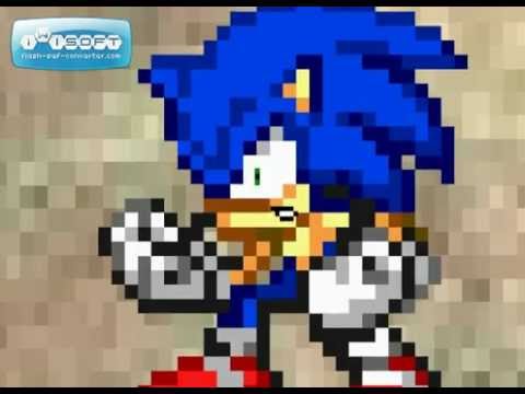 True hyper sonic sprites sonic 3 style - snovector