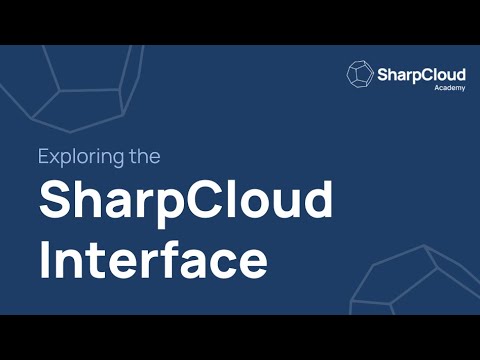 Explore The Sharpcloud Interface Youtube