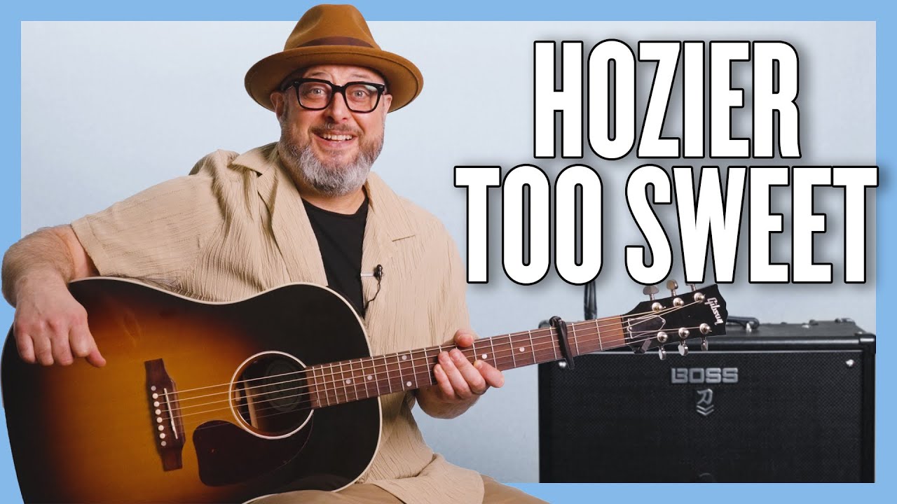 Hozier Too Sweet Guitar Lesson Tutorial Guitar Techniques And Effects