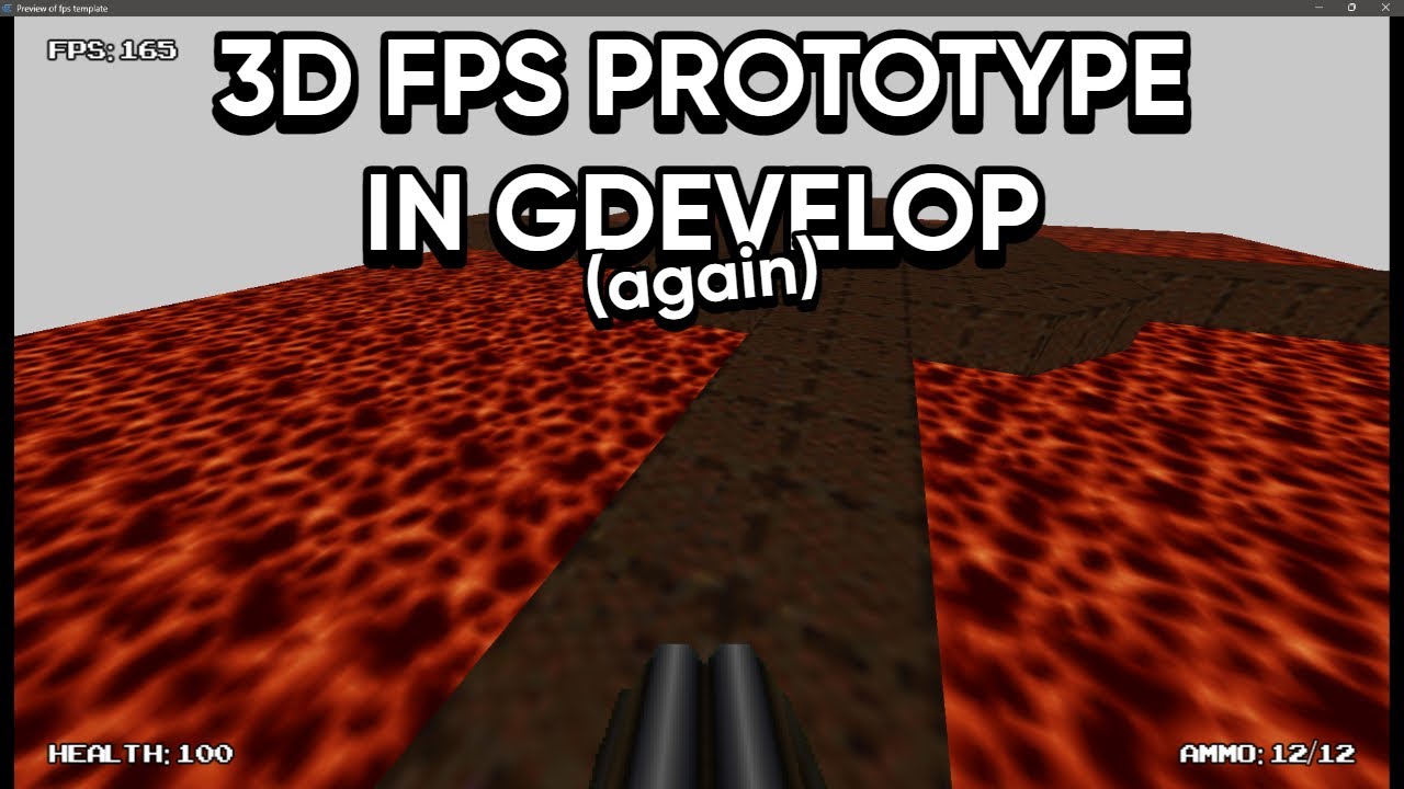 Advanced 3d Fps Prototype In Gdevelop V2 Showcase Youtube