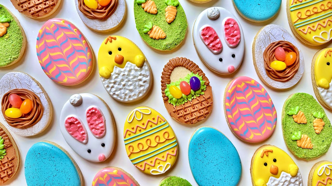 Easter Cookies Satisfying Cookie Decorating Of Easter Cookies With