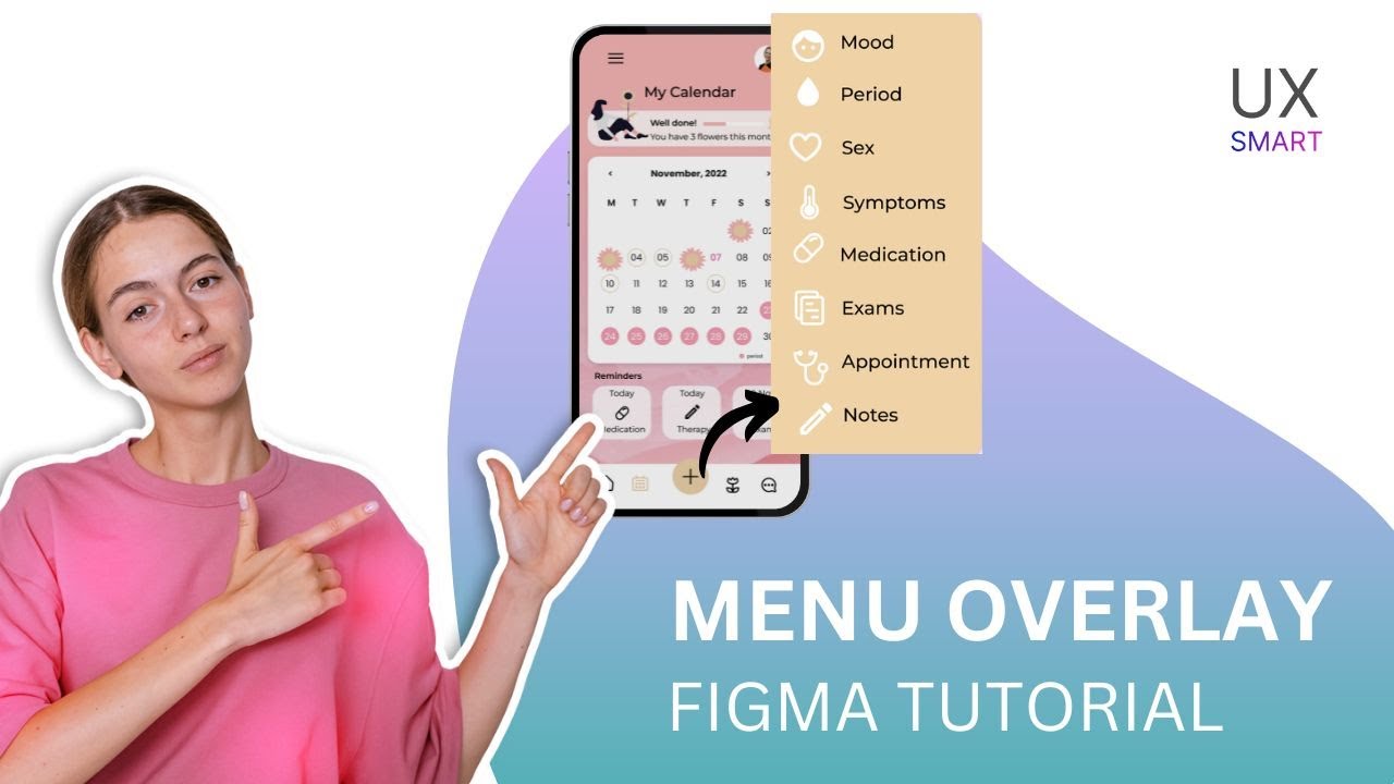 How To Display Menu Overlay Figma Tutorial Youtube
