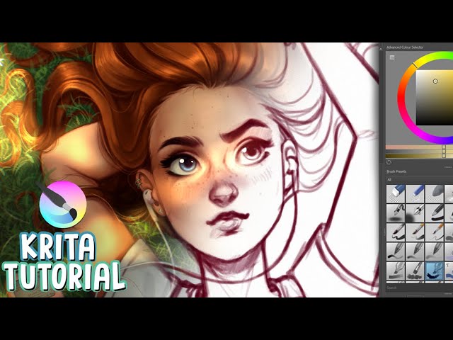 Digital Art Tutorial Step By Step Krita Clement Grounds