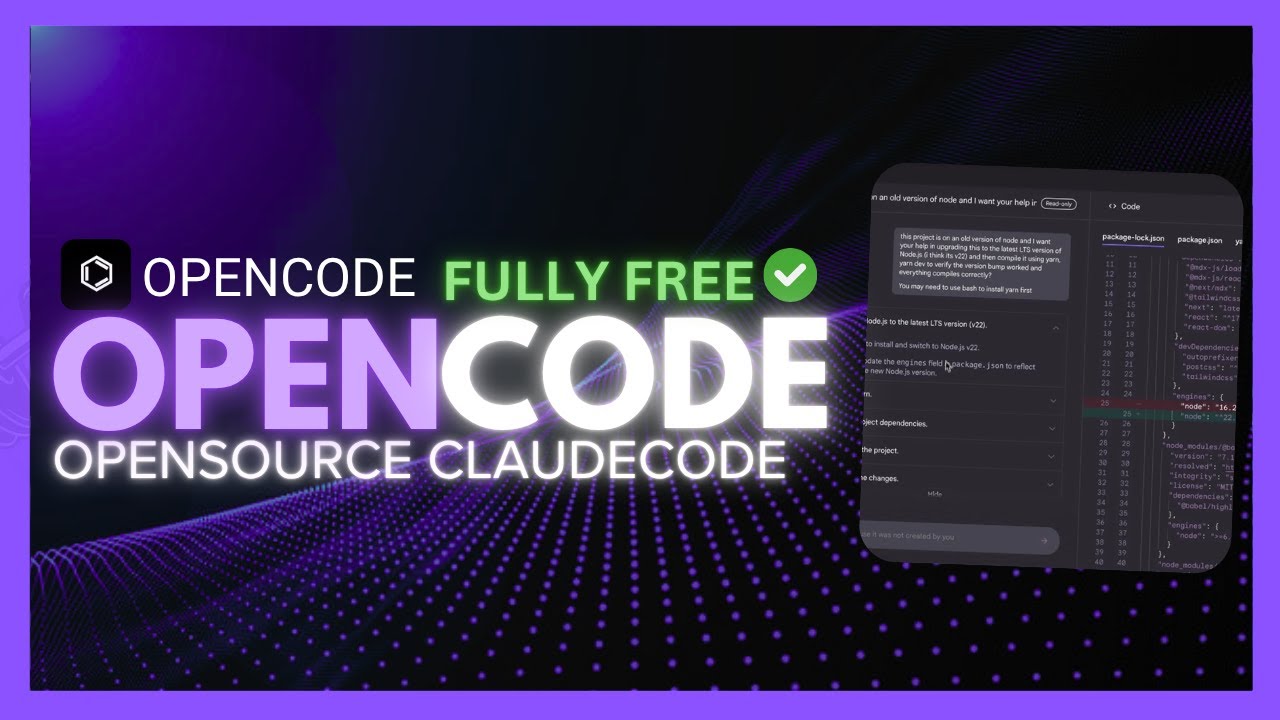 Opencode New Agentic Ai Coder Opensource Claudecode Alternative