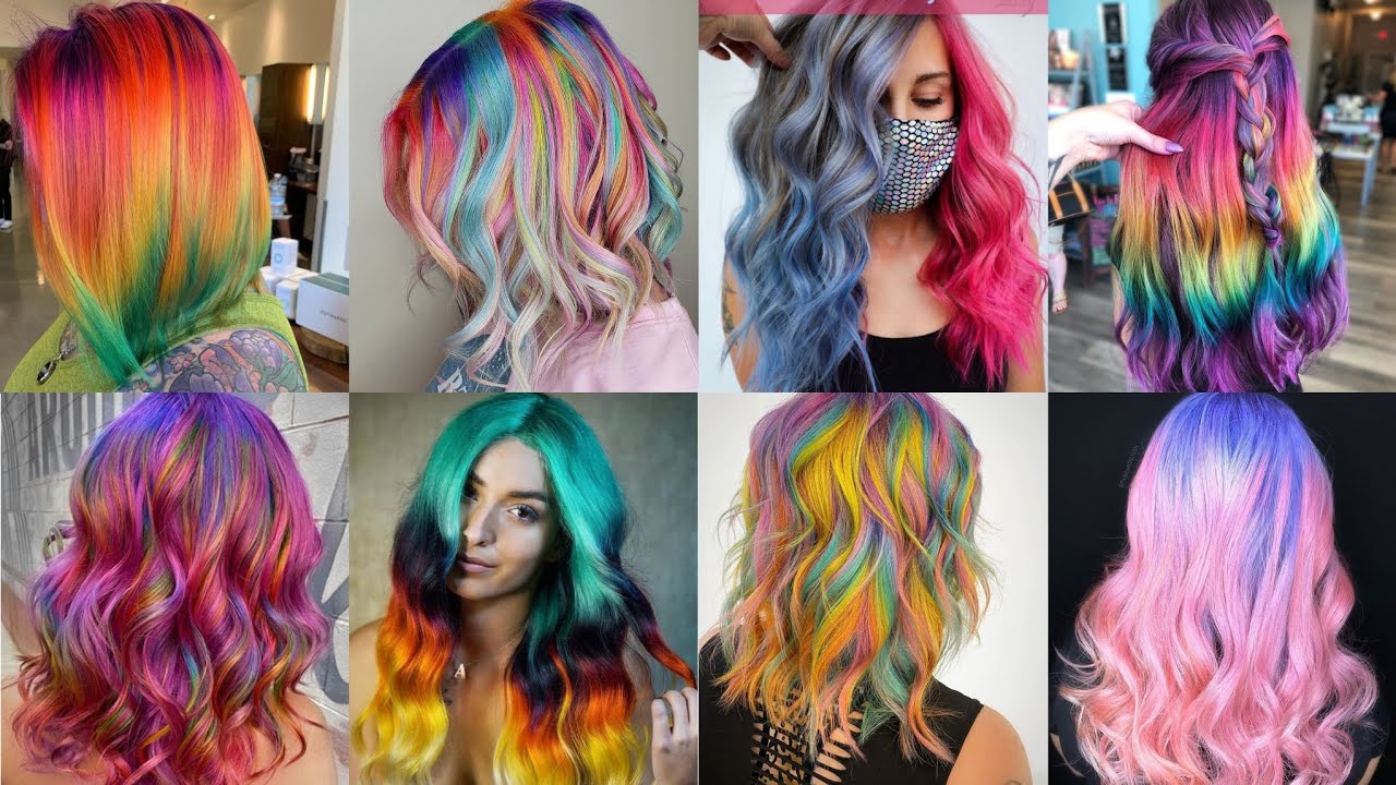 74 Incredible Rainbow Haircolor Ideas To Try For A Brand New You New