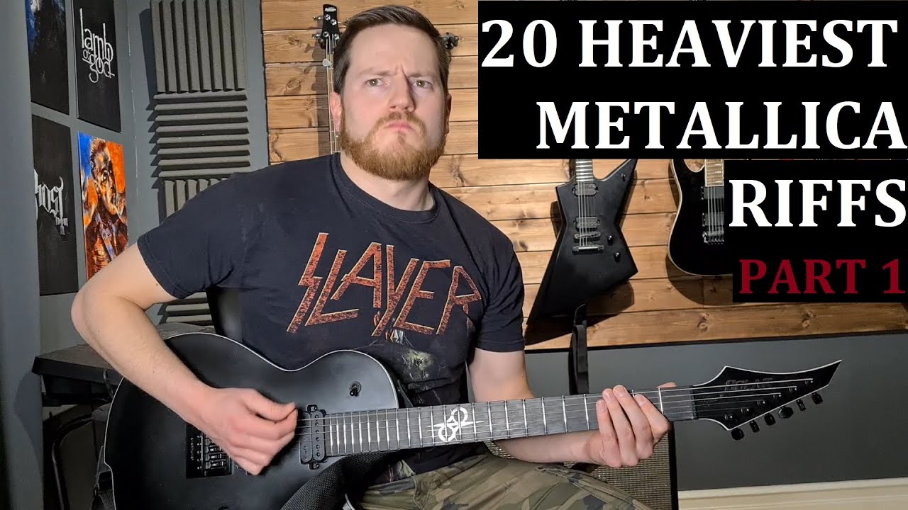 Heaviest Metallica Riffs Part 1 Youtube