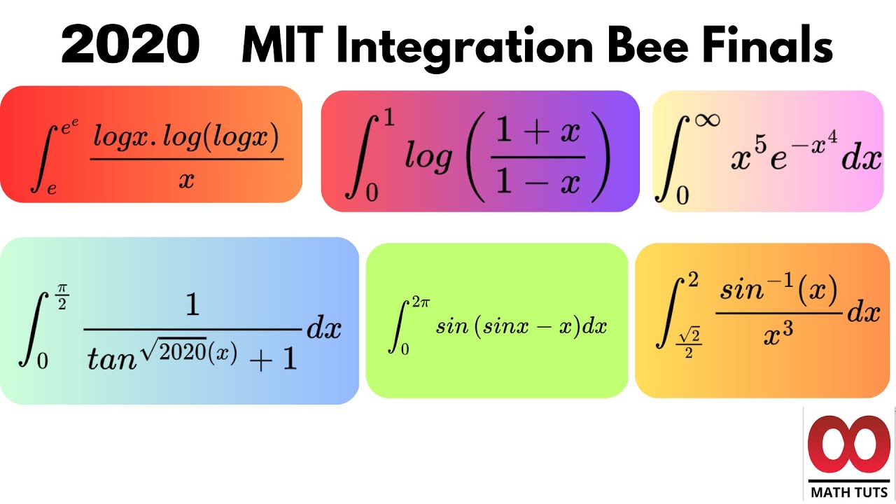 2020 Mit Integration Bee Qualifier Exam Solutions Part 1 Youtube