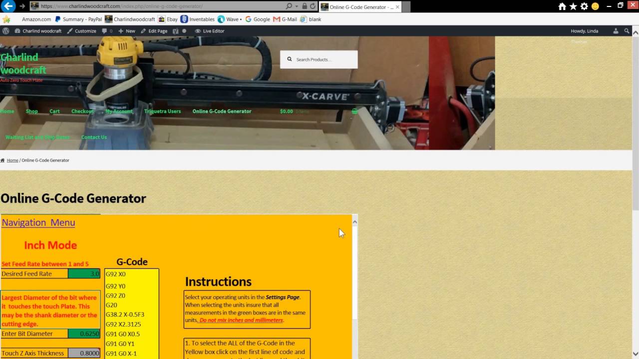 Online G Code Generator Youtube