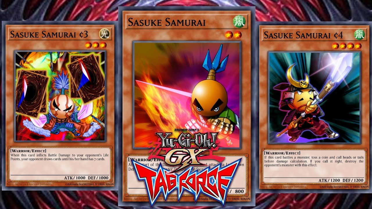 Yu Gi Oh Gx Tag Force 1 Sasuke Samurai Deck Youtube