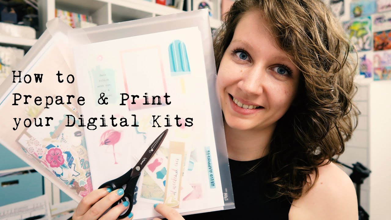 How To Prepare Print Your Digital Kits Tutorial Youtube
