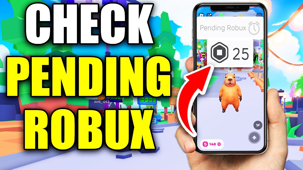 How To Check Pending Robux On Mobile Easy Guide Youtube