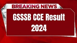 Gsssb Cce Result 2024 Direct Link Steps To Download Online Quick Update ...